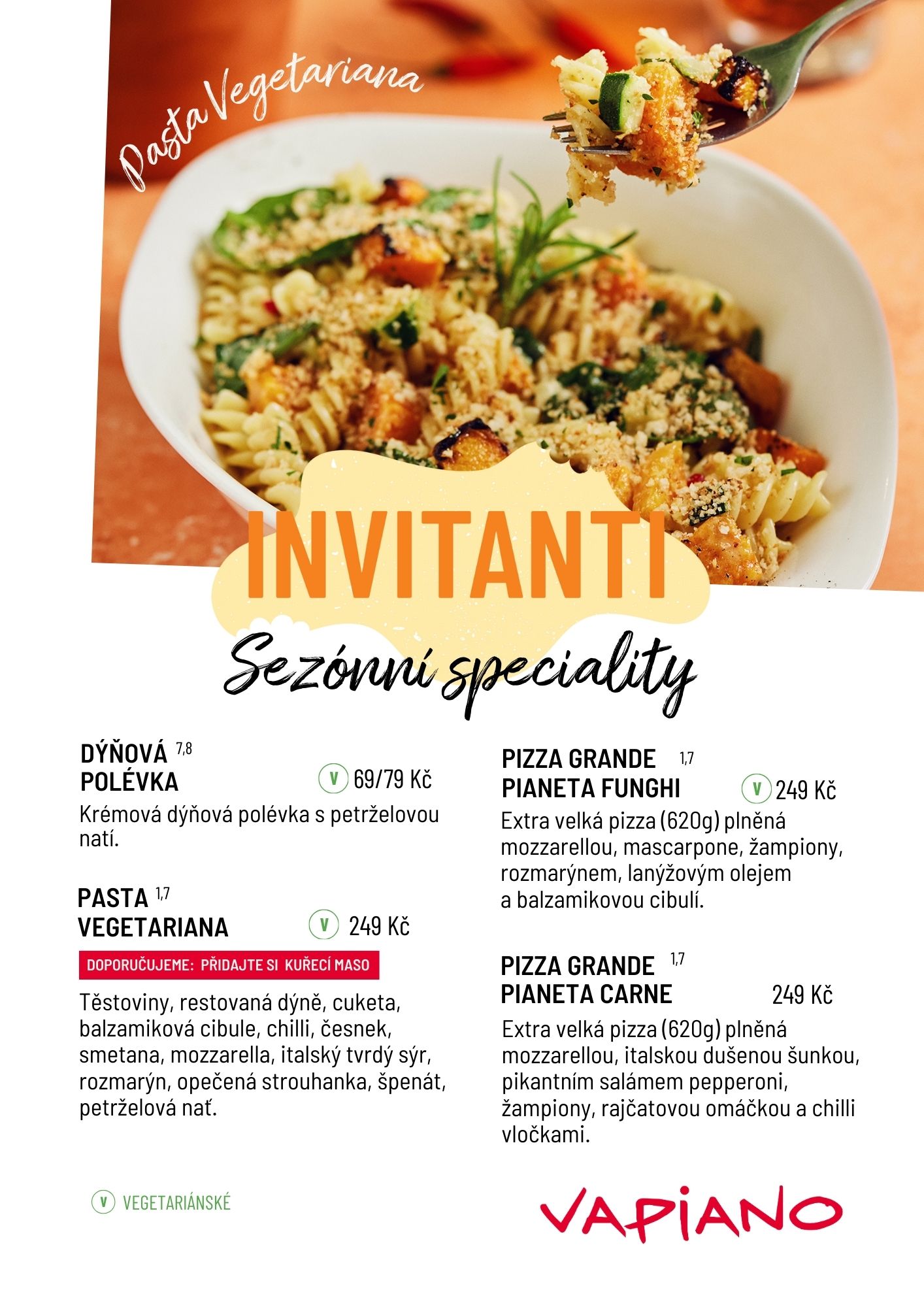 Menu - VAPIANO CZ