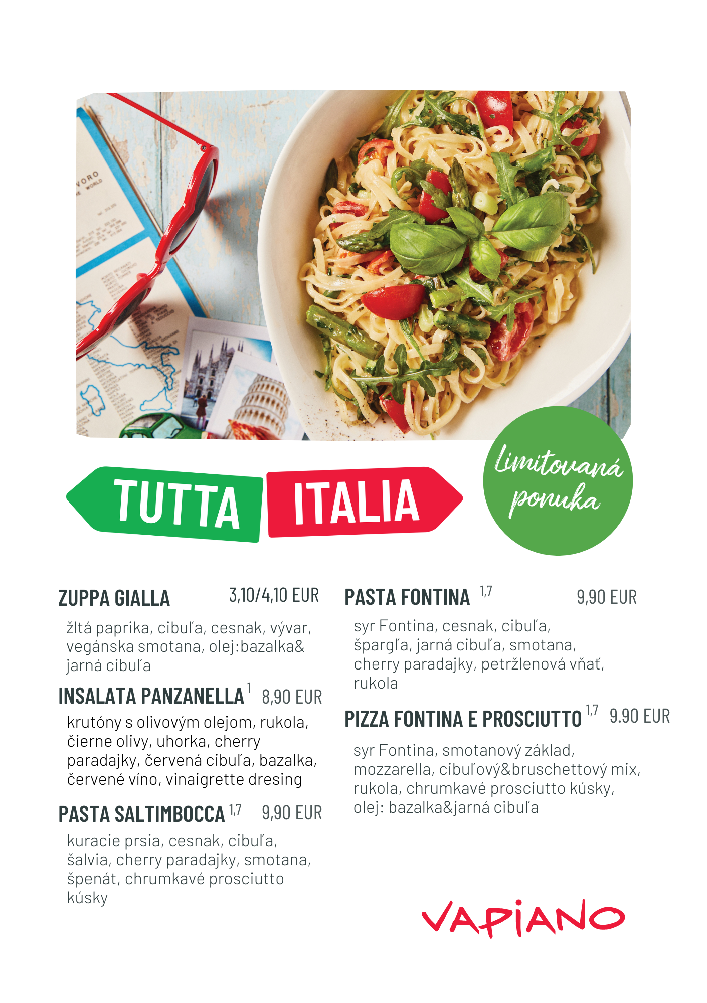 Menu - VAPIANO SK